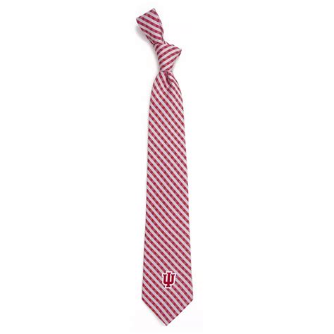 Mens Indiana Hoosiers Gingham Tie