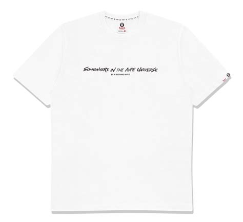 Aape Universe White Tee Clothing Aape Axl