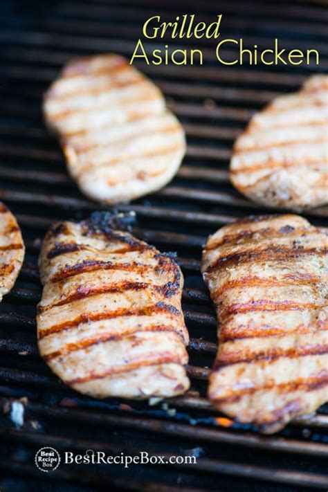 Grilled Asian Chicken Recipe For Salads Sandwiches Tacos