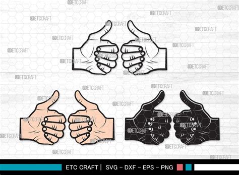 Two Thumbs Up Svg Thumbs Up Svg Hands Svg Double Thumbs Up Svg