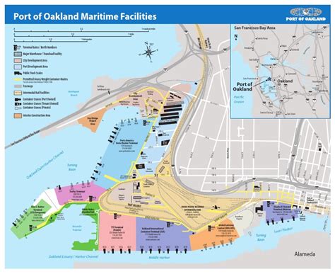 Oakland Port Mari Map Pdf Oakland San Francisco Bay Area