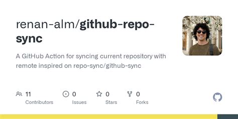 Github Renan Almgithub Repo Sync A Github Action For Syncing