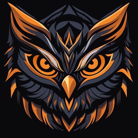 Premium Vector Flat Owl Icon Vector Art