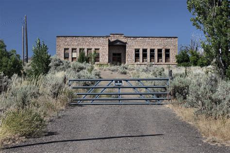 School Ruins Fort Bidwell Northeastern California August Flickr