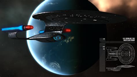 Galaxy Class Starship By