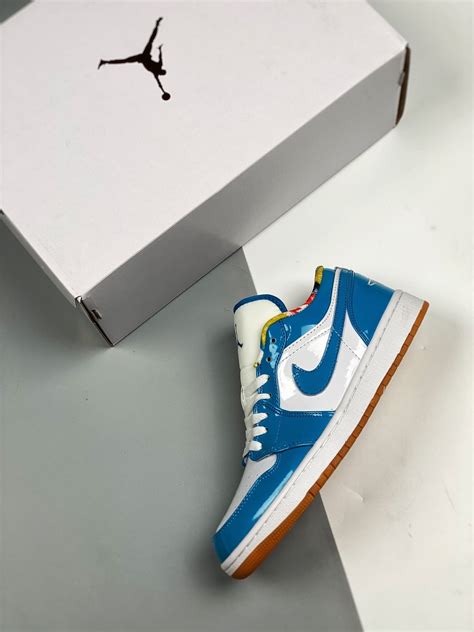 Aj Jordan 1 Low Patent Leather And Gum Soles Dc6991 400 Dunkhype Store