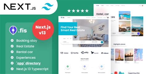 Nextjs Booking Website Templates Themeforest