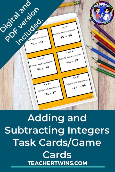 adding and subtracting integers game review and assessment adding and
