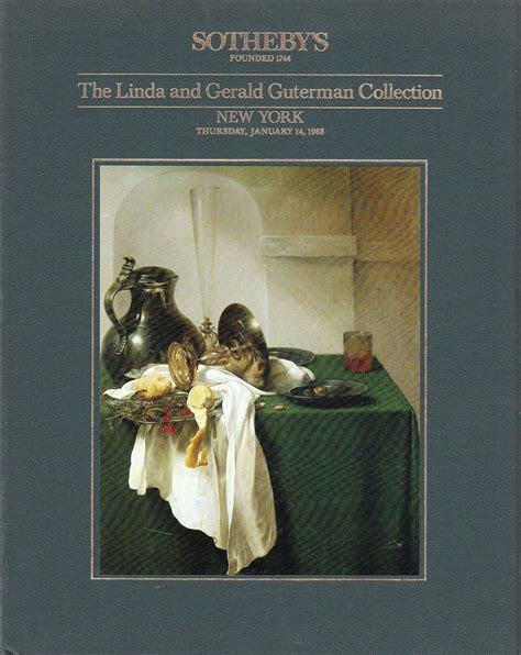 The Linda And Gerald Guterman Collection Sothebys Ny Auction Catalog January 14 1988