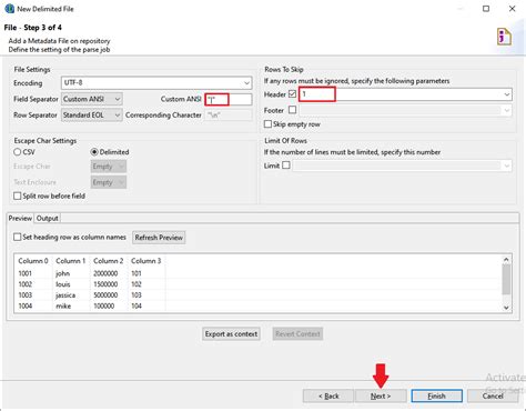 2 File Delimited Tpoint Tech