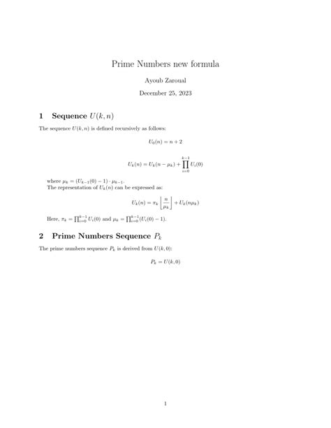 pdf prime numbers new formula
