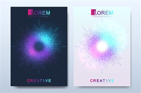 브로셔 전단지 전단지 표지 카탈로그 잡지 또는 A4 크기의 연례 보고서를 위한 최신 벡터 템플릿입니다 비즈니스 과학 및 기술 디자인 도서 레이아웃 만다라와 프리젠 테이션