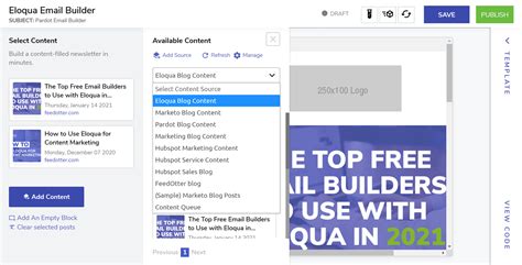 Eloqua Email Builder Create Newsletters In 30 Minutes Or Less