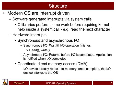 Cse 542 Operating Systems Ppt Download