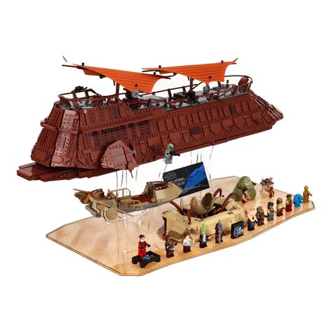 Lego 75396 Jabbas Sail Barge And Lego 75397 Desert Skiff And Sarlacc