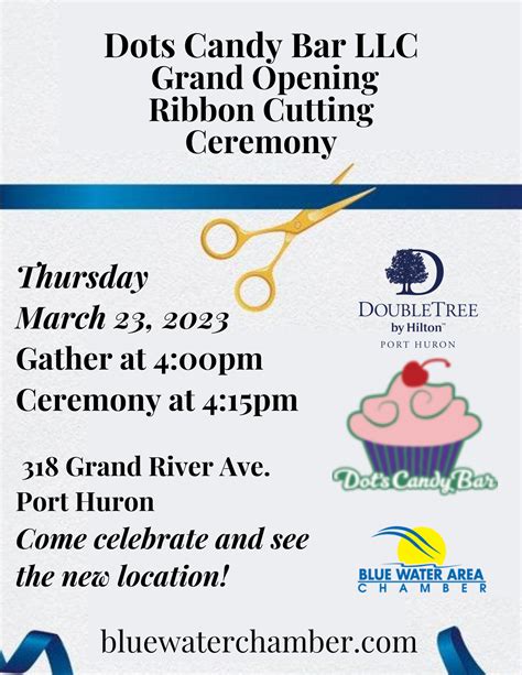 Dots Candy Bar Grand Opening Ribbon Cutting Ceremony