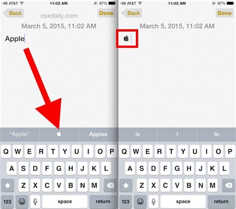 Type The Apple Logo Icon On Iphone Or Ipad With Keyboard Shortcuts