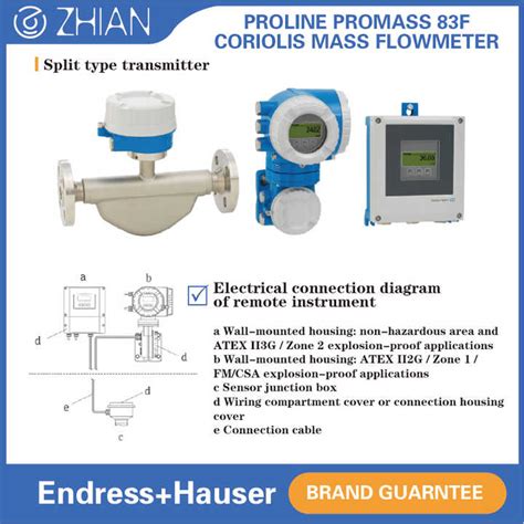Integrated And Remote Mass Flow And Density Meter E H Proline Promass