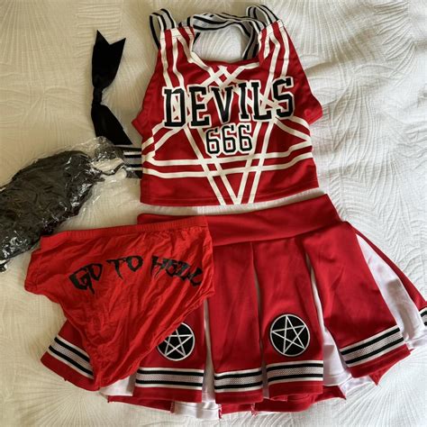 Dolls Kill ‘devil Cheerleader Costume Comes With Depop