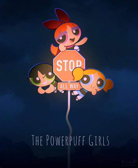 Noah Rokoroko Blossom Ppg Bubbles Ppg Buttercup Ppg Powerpuff Girls Highres 3girls