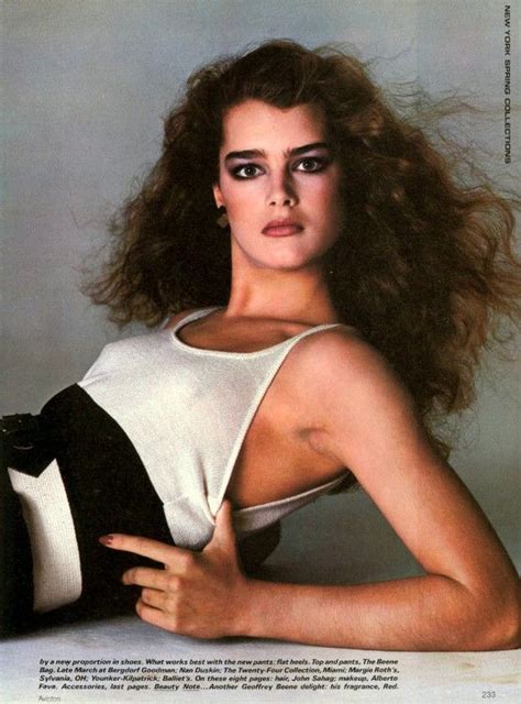 Brooke In Vogue Magazine February 1980 Click On Image For Full View In 2025 Brooke Shields