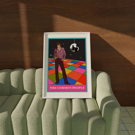 Pulp Common People Tarot Card Music T Print By Twisted Rebel Designs