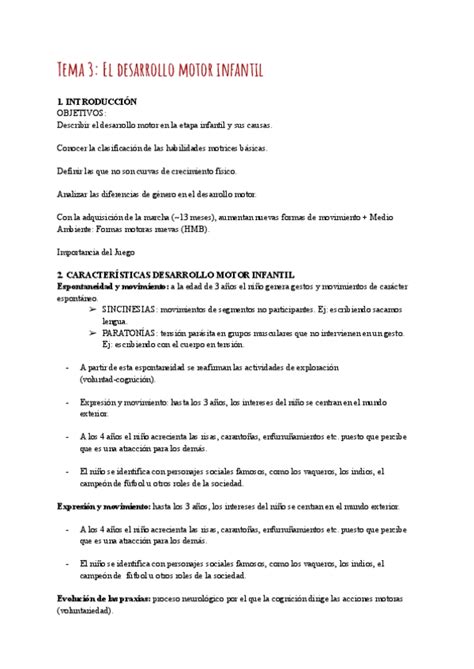 Resumen Tema 3 Aprendizaje Y Desarrollo Motorpdf