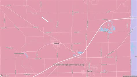 Vernon Mi Political Map Democrat And Republican Areas In Vernon
