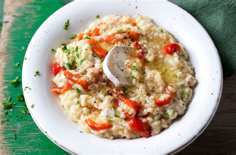 Red Pepper And Goats Cheese Risotto Dinner Recipes Goodtoknow