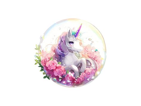 Premium Vector Watercolor Unicorn Cute Little Unicorn Isolated In