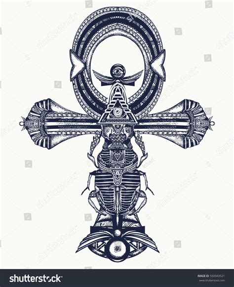 Egyptian Ankh Tattoo Designs