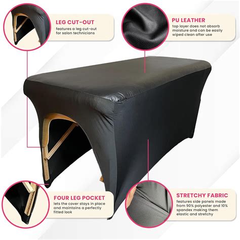 Pu Leather Cover Massage Table Cover Etsy