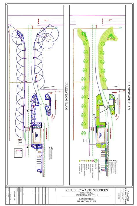 Irrigation Plans Examples