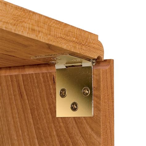 Drop Leaf Hinges For Shaped Edge Brass Plated Rockler Woodworking