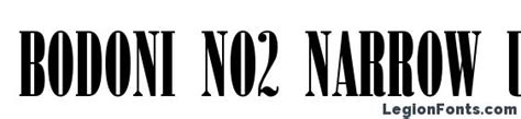 Bodoni No2 Narrow Ultra Regular Font Download Free Legionfonts