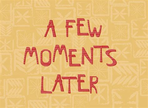 A Few Moments Later Text Yellow Hemp Pattern 1234001 Vector Art At Vecteezy