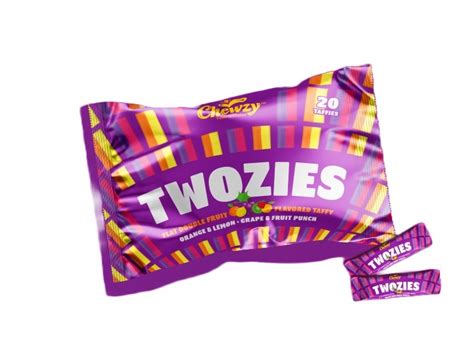 Chewzy Bitzies Soft Candy Bites Apple Flavour 18 Pack Drumstick