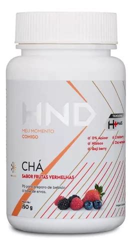 Chá Hnd Sabores Limão Maracujá Frutas Vermelhas 150g Frete Grátis