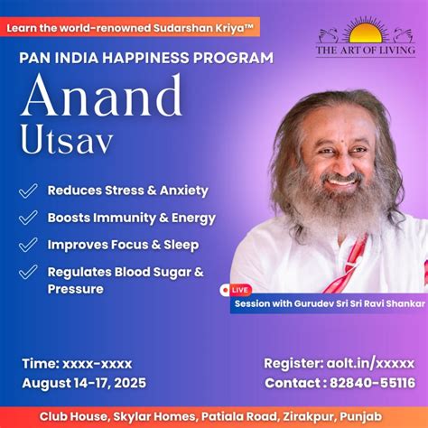 Anand Utsav Happiness Program Template Canva Is Love