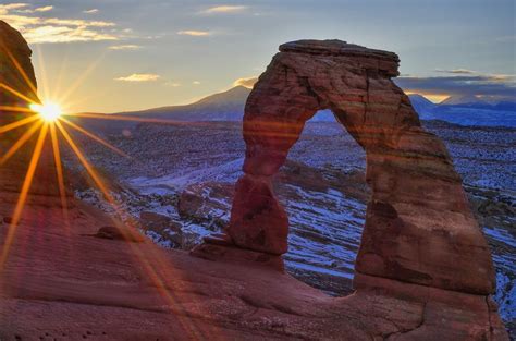 Delicate Arch Sunrise Arches National Park Utah Delicate Arch Arches Np
