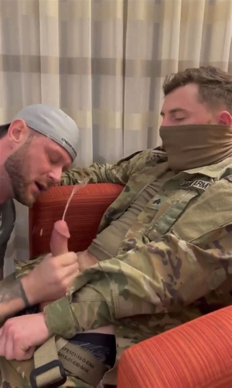 Str8 Guys Serviced Soldier Explodes From Gay…