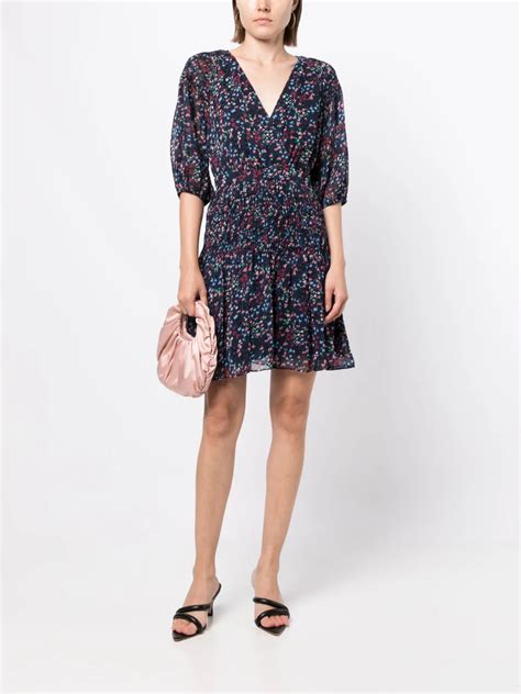 Ted Baker Casadee Wrap Mini Dress Blue Farfetch
