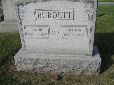 Jennie Rose Burdett 1855 1927 Homenaje De Find A Grave