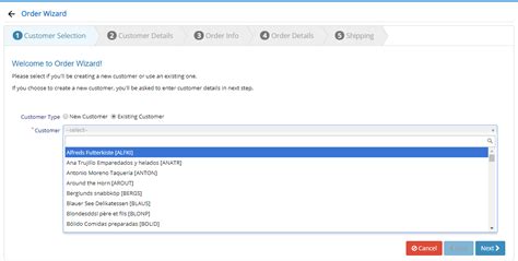 Step By Step Wizard · Serenity Developer Guide