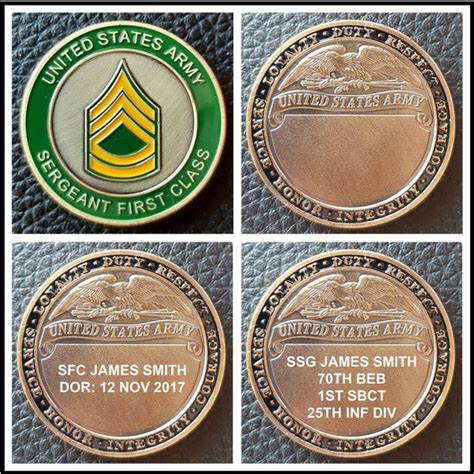 First Sergeant Coins Etsy