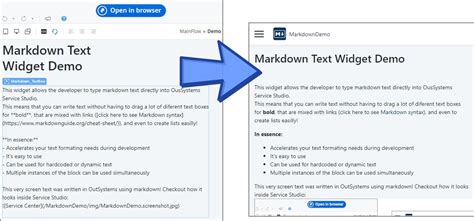 Outsystems Markdown Text Widget Write Markdown Formatted Text In By João Santos Medium