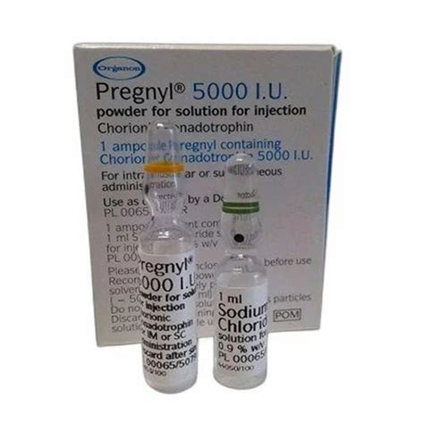 5000 Iu Pregnyl Injection Hcg Packaging Size Ampoule At Best Price In