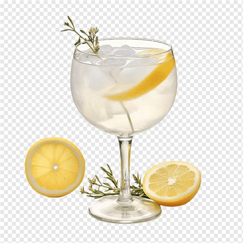 National Anisette Day 레몬 진 진 및 토닉 진 칵테일 음료 Png Pngwing