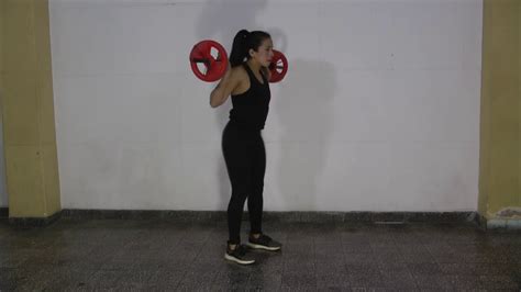 Sentadilla Con Barra Youtube