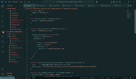 deploying aws lambda function with an s3 trigger using terraform by d vine edmond mogbeyiteren